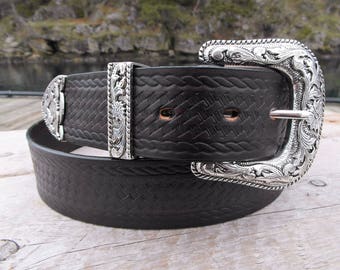 Leather Fancy Belt - Etsy