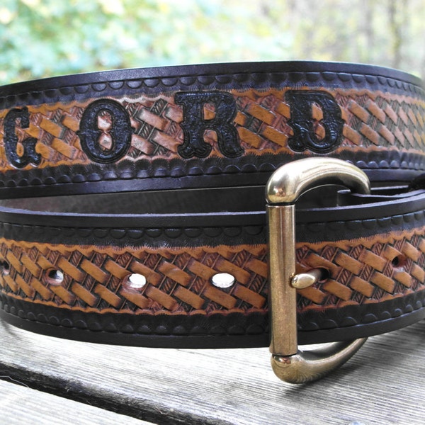 Custom Leather Belt - Etsy