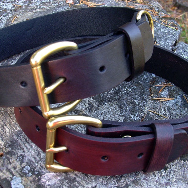 Leather Collar - Etsy