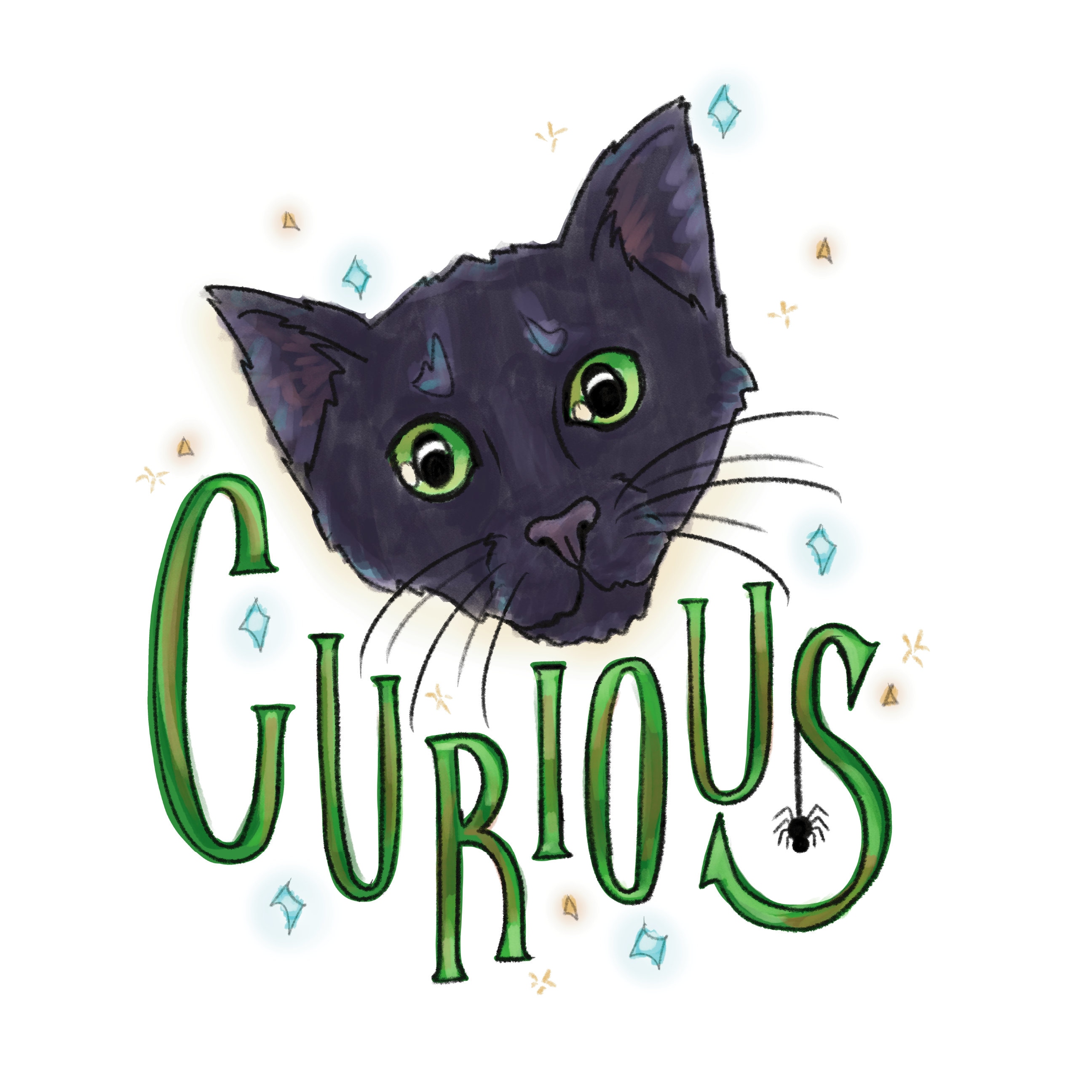 Curious - Sticker - Etsy