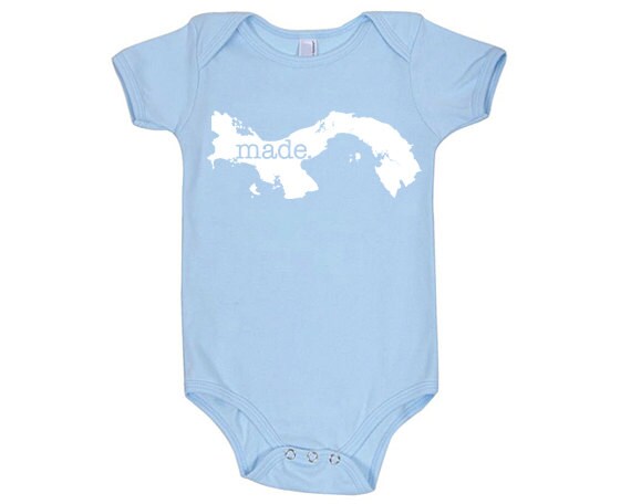 Panama 'made.' Cotton One Piece Bodysuit Infant Girl - Etsy