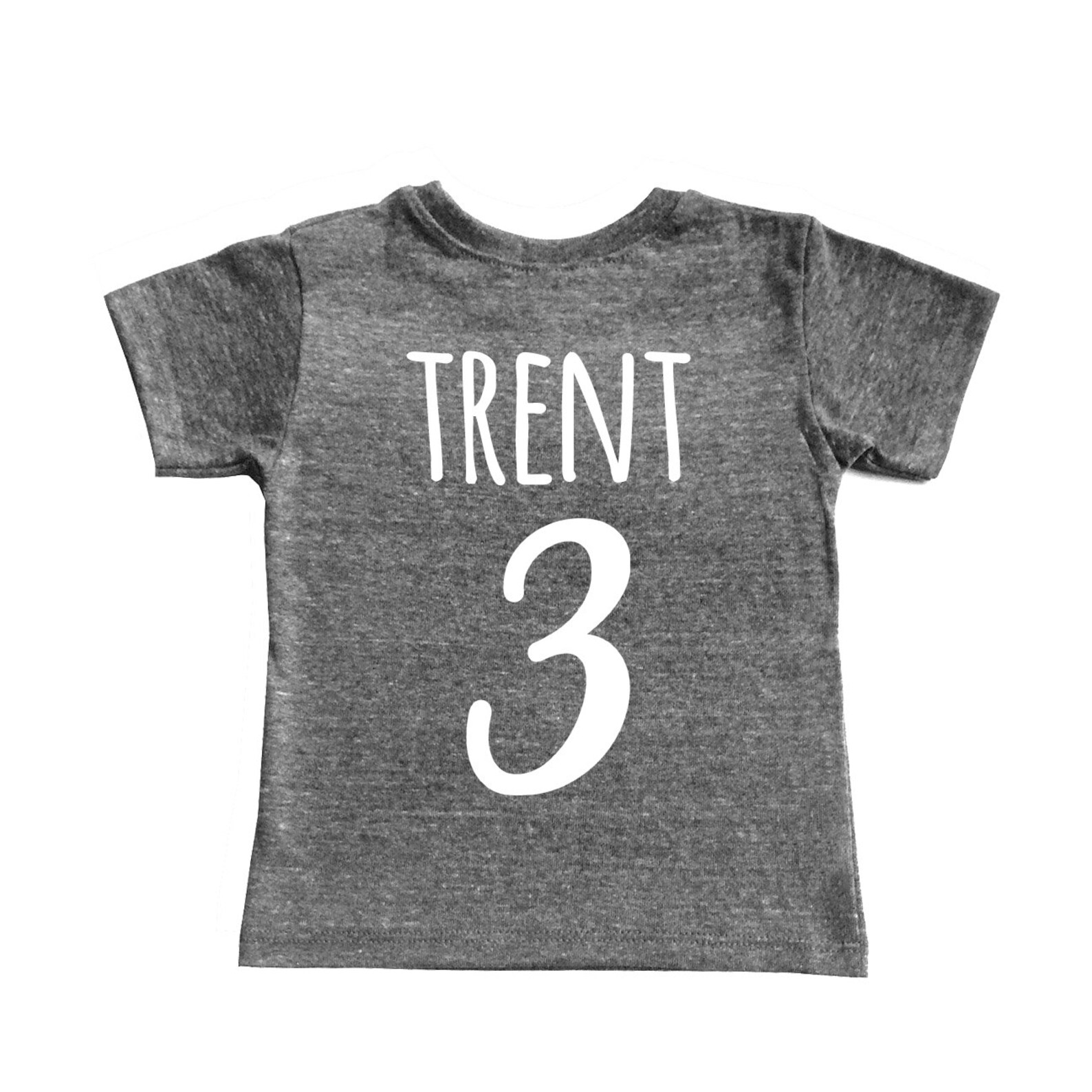 Third 3rd Birthday 'wild & Three' Tri Blend Toddler | Etsy