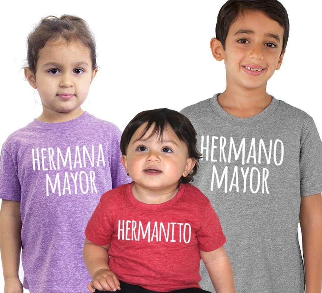 Hermano Mayor Hermana Mayor Hermanito Hermanita Tri Blend Baby, Toddler ...
