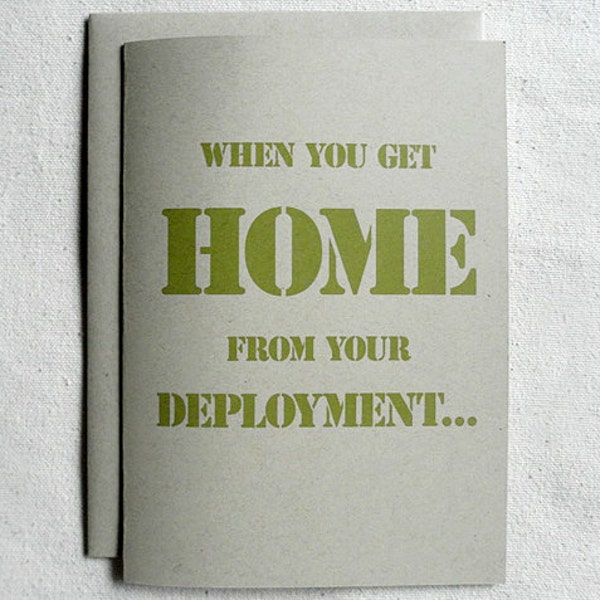 Deployment Card - Etsy