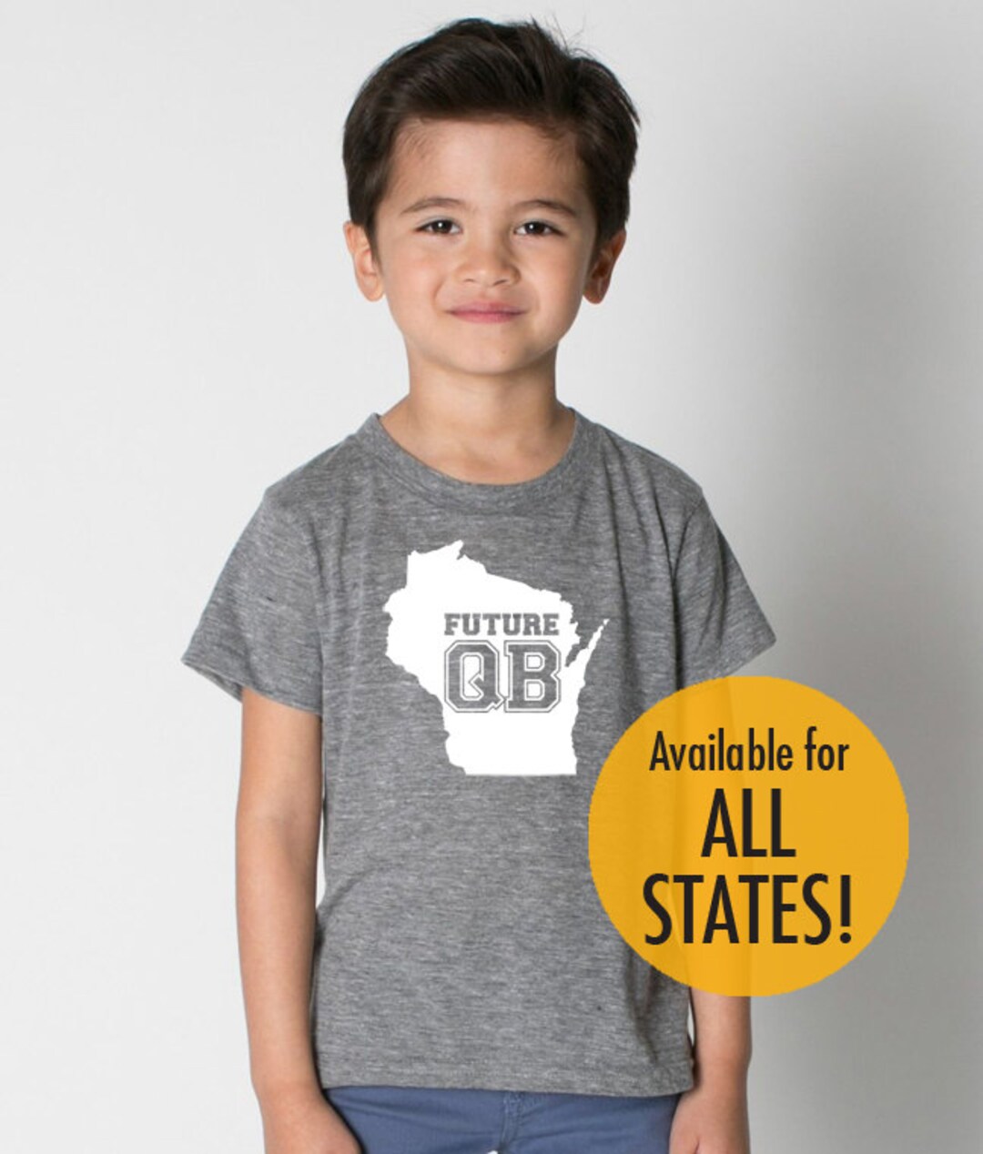 Kid's Personalized All States 'future QB' Tri - Etsy