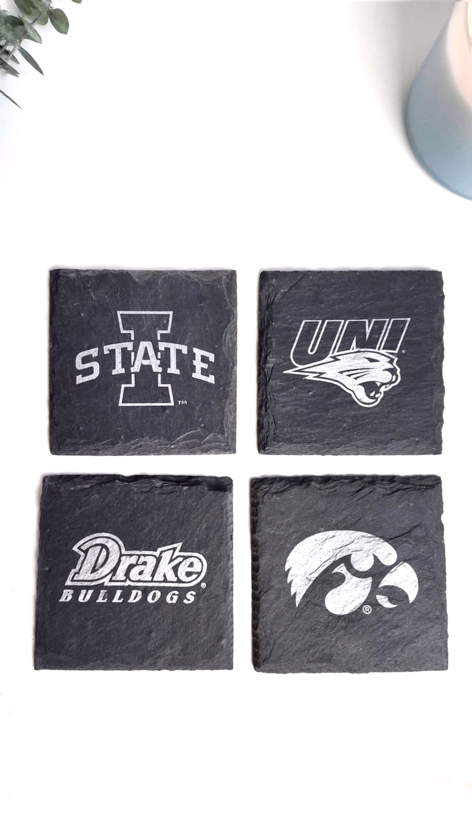 Build Your Own Iowa Team Gift Set Collegiate Coasters & - Etsy