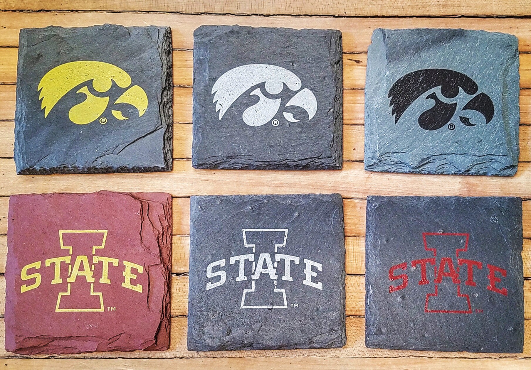 Drink & Barware Kitchen & Dining 1 Iowa Hawkeye Slate Coaster Fathers ...