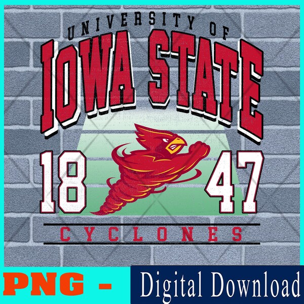 Iowa State Cyclone Png - Etsy