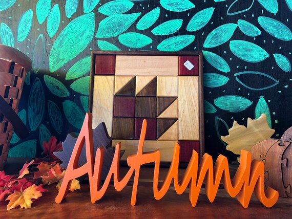 Autumn Word - Etsy