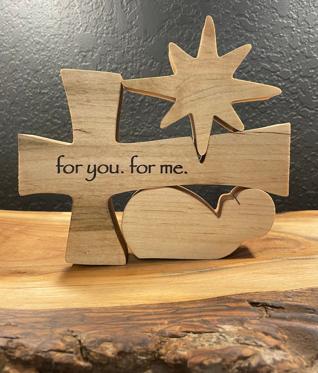 Easter Scene Nativity Cross and Star Church Decor Gift - Etsy