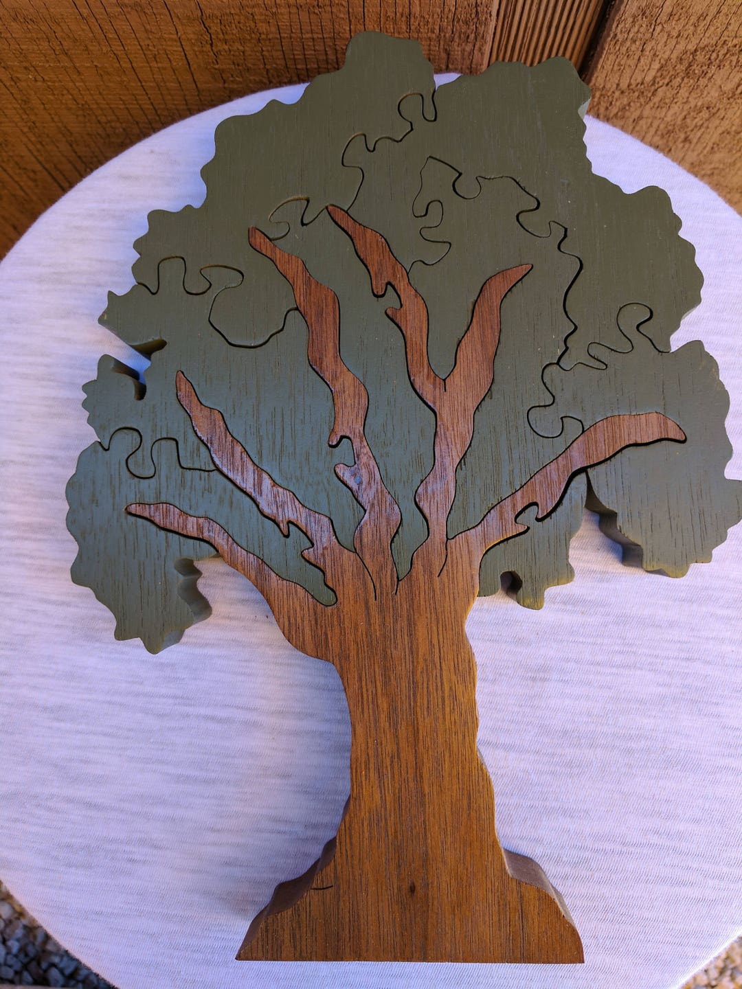 Oak Tree Puzzle - Etsy