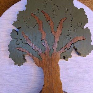 Oak Tree Puzzle - Etsy