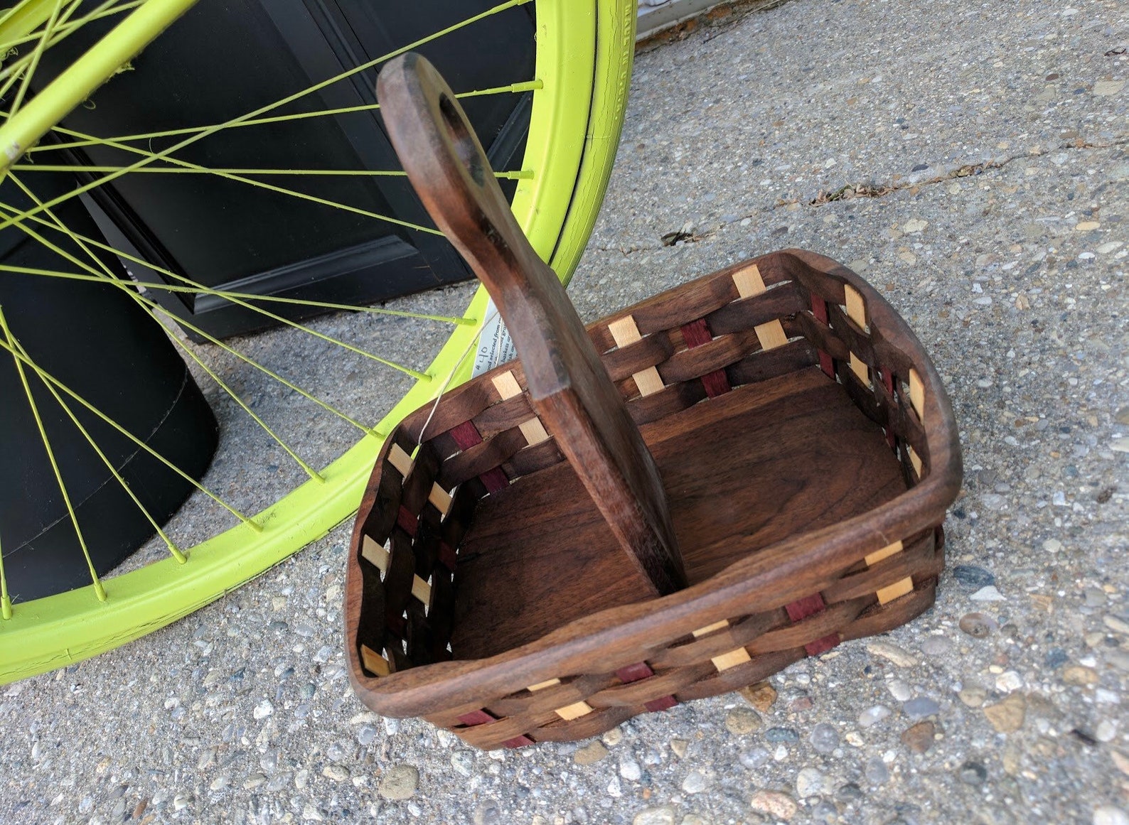 Condiment Basket walnut - Etsy