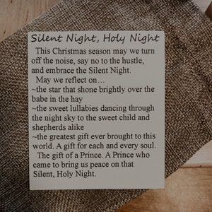 Silent Night Christmas Music Box Nativity With Turntable and Music Box ...