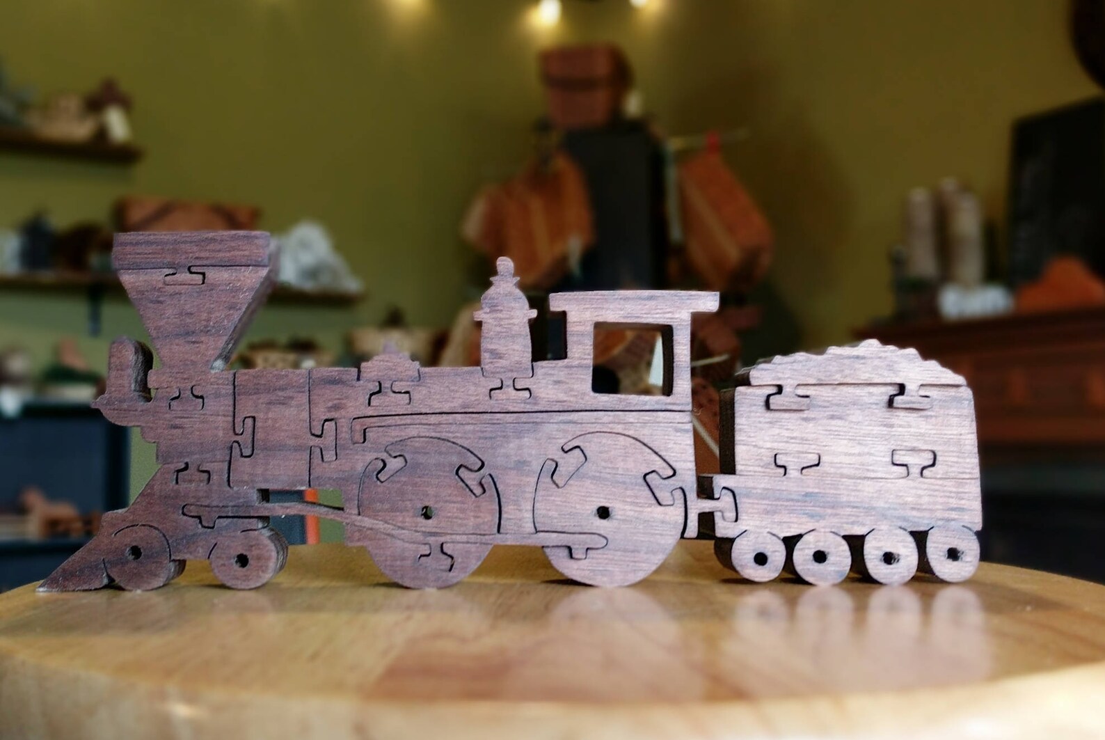 Locomotive and Coal Car Model/puzzle | Etsy