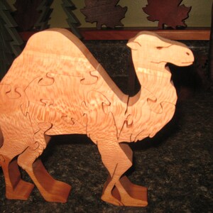 Unique Wooden Camel Puzzle - Etsy