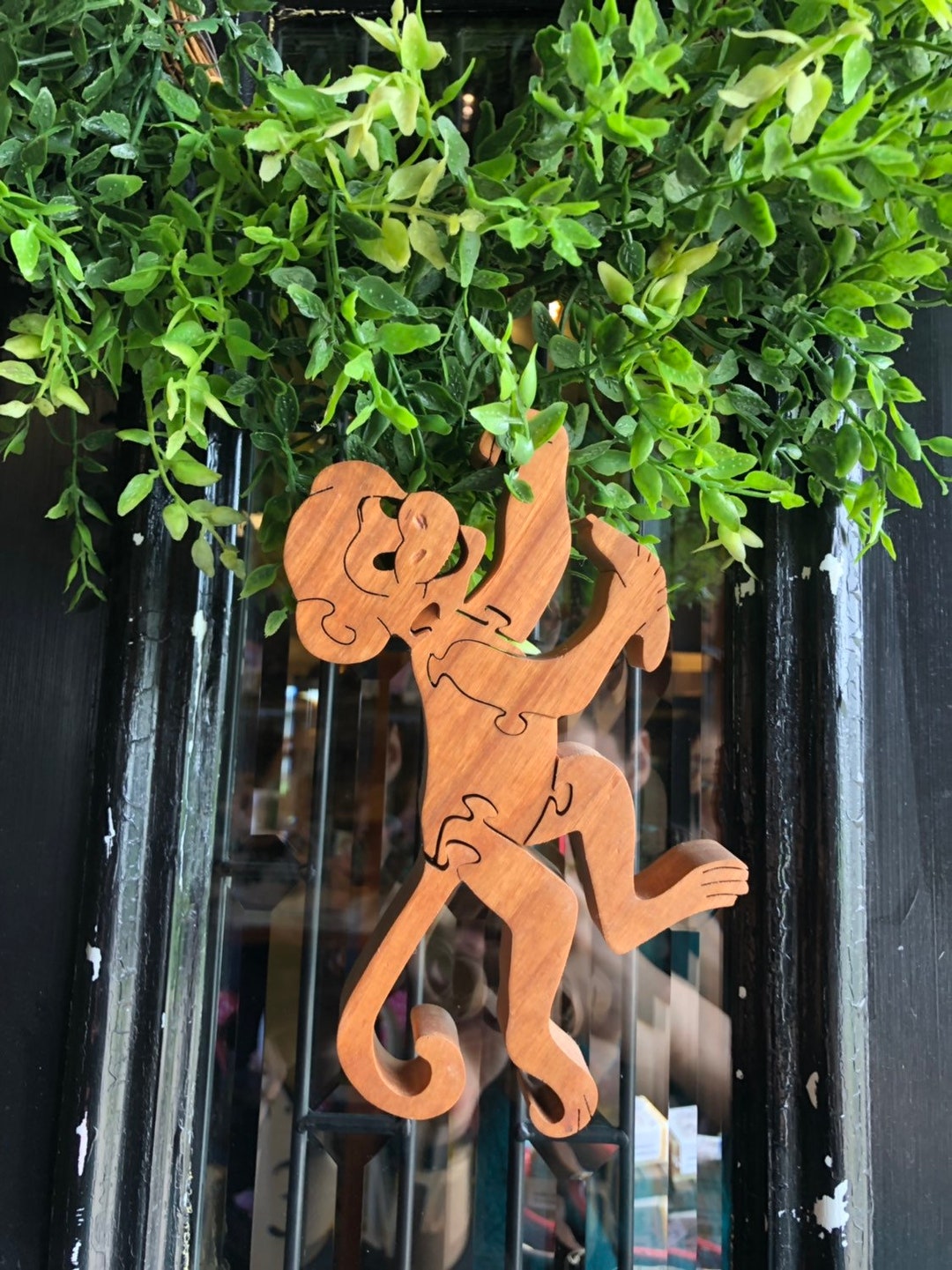 Monkey Wooden Baby Room Handmade Decor - Etsy