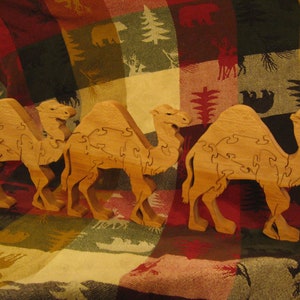 Unique Wooden Camel Puzzle - Etsy
