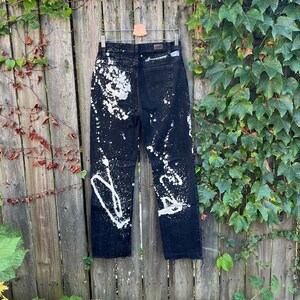 Bleach Black Jeans Etsy