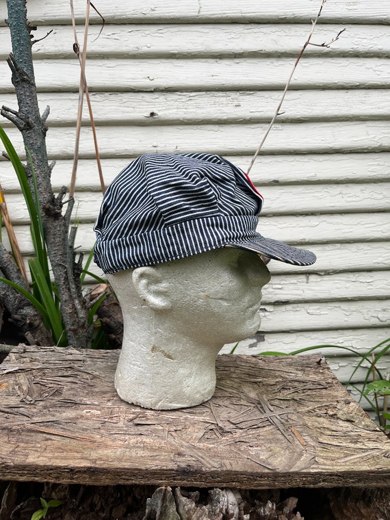 Vintage 80's Old Milwaukee Beer Train Conductor Style… - Gem