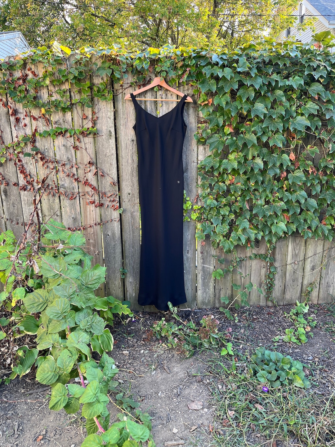 Vintage 80's Niki by Niki Livas Black Sleeveless Metal Decoration Back ...