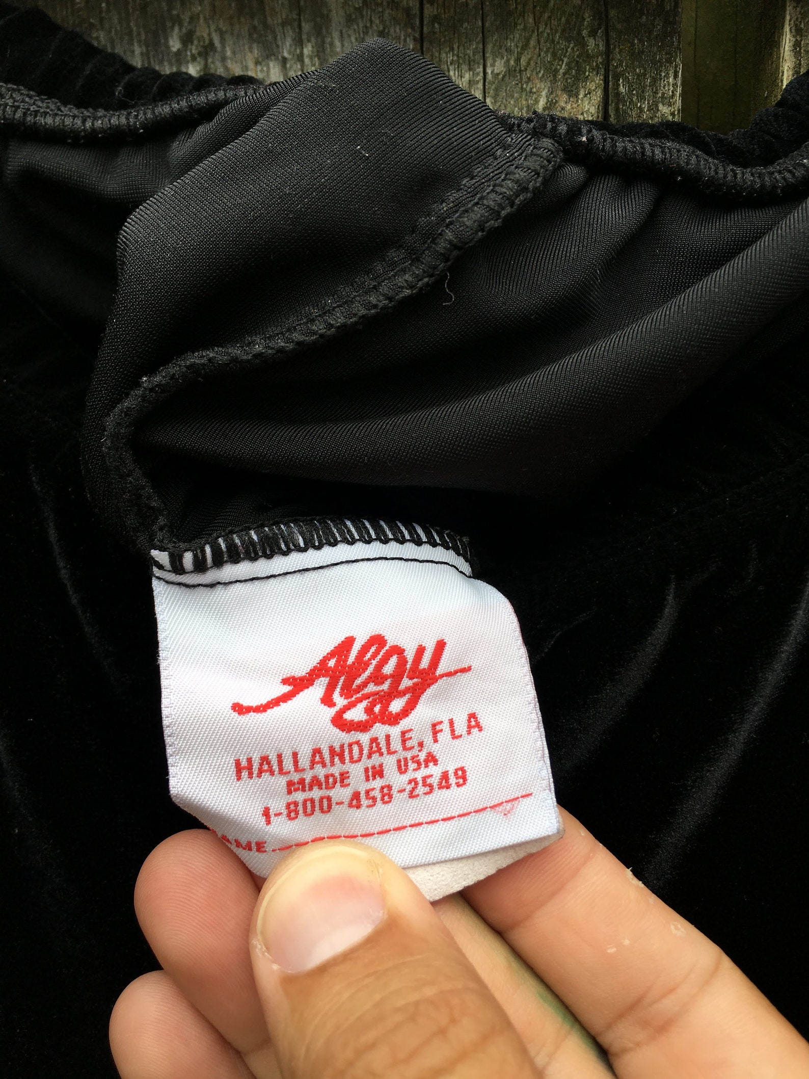 Vintage 90's Algy Uniforms & Costumes Black Velvet Made in USA Flare ...