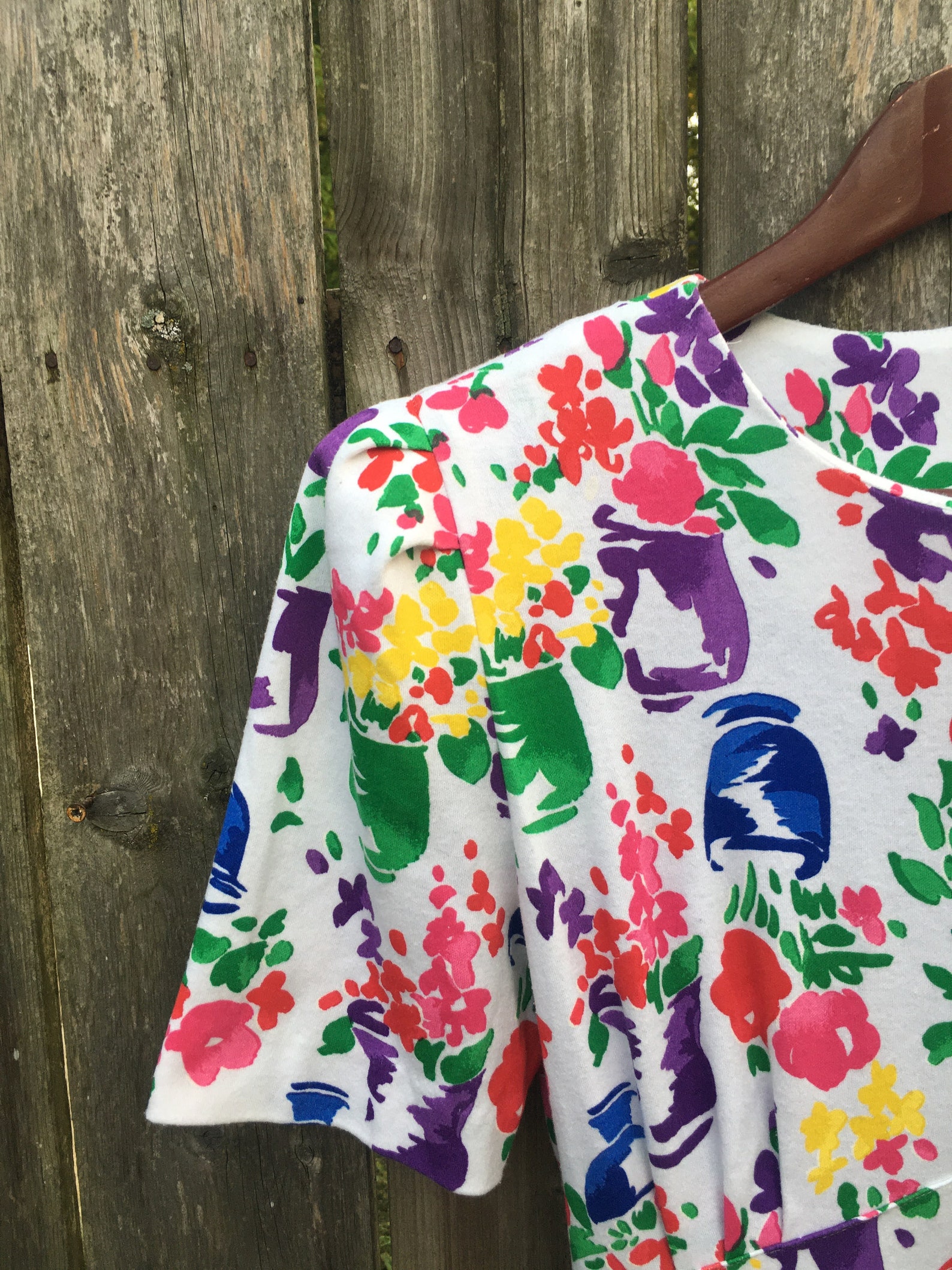 Vintage 80's Jessica Howard by Mitchell Rodbell Flower and | Etsy