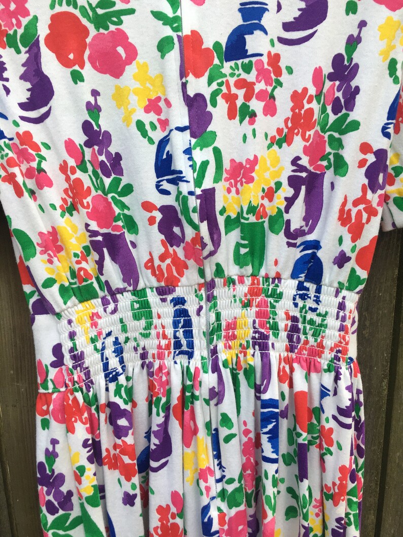 Vintage 80's Jessica Howard by Mitchell Rodbell Flower and | Etsy