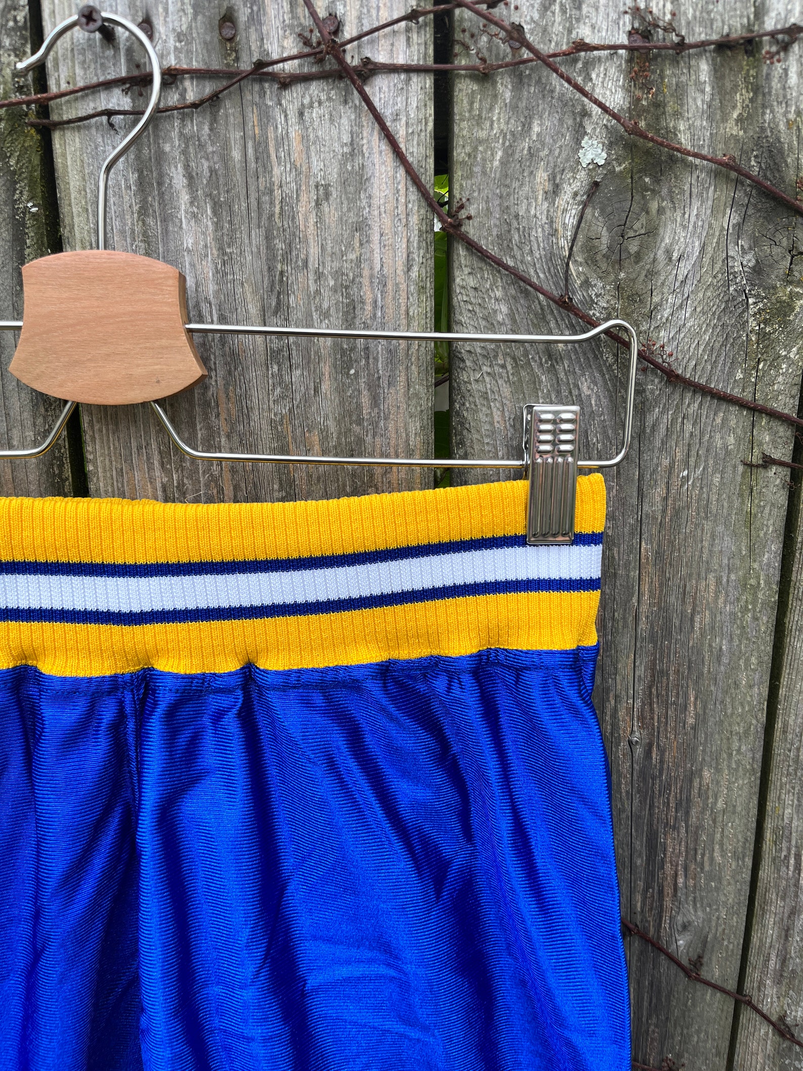 Vintage 80's Sports Belle Blue and Yellow 100% Nylon Made in USA ...
