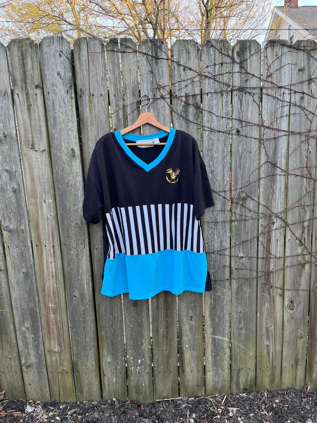 Vintage 80's/90's Folette Signature Patterned Short Sleeve Poly/cotton ...