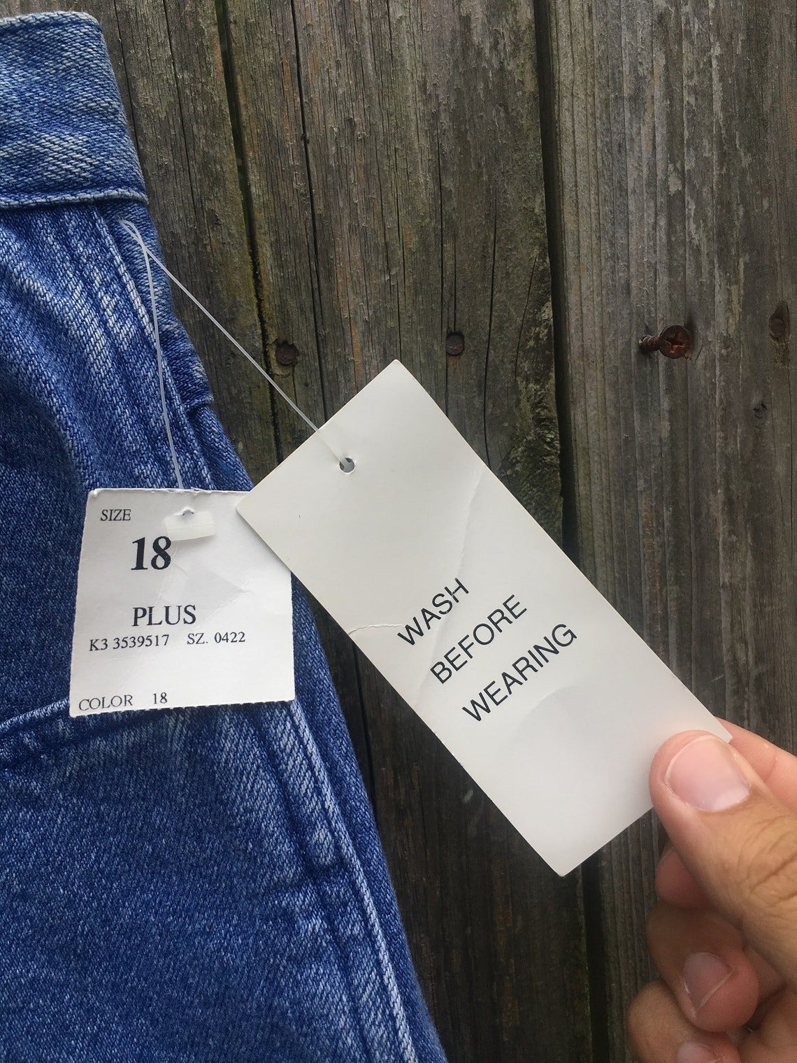 Vintage 90's L.A. Blues Light Wash Deadstock High Waist - Etsy