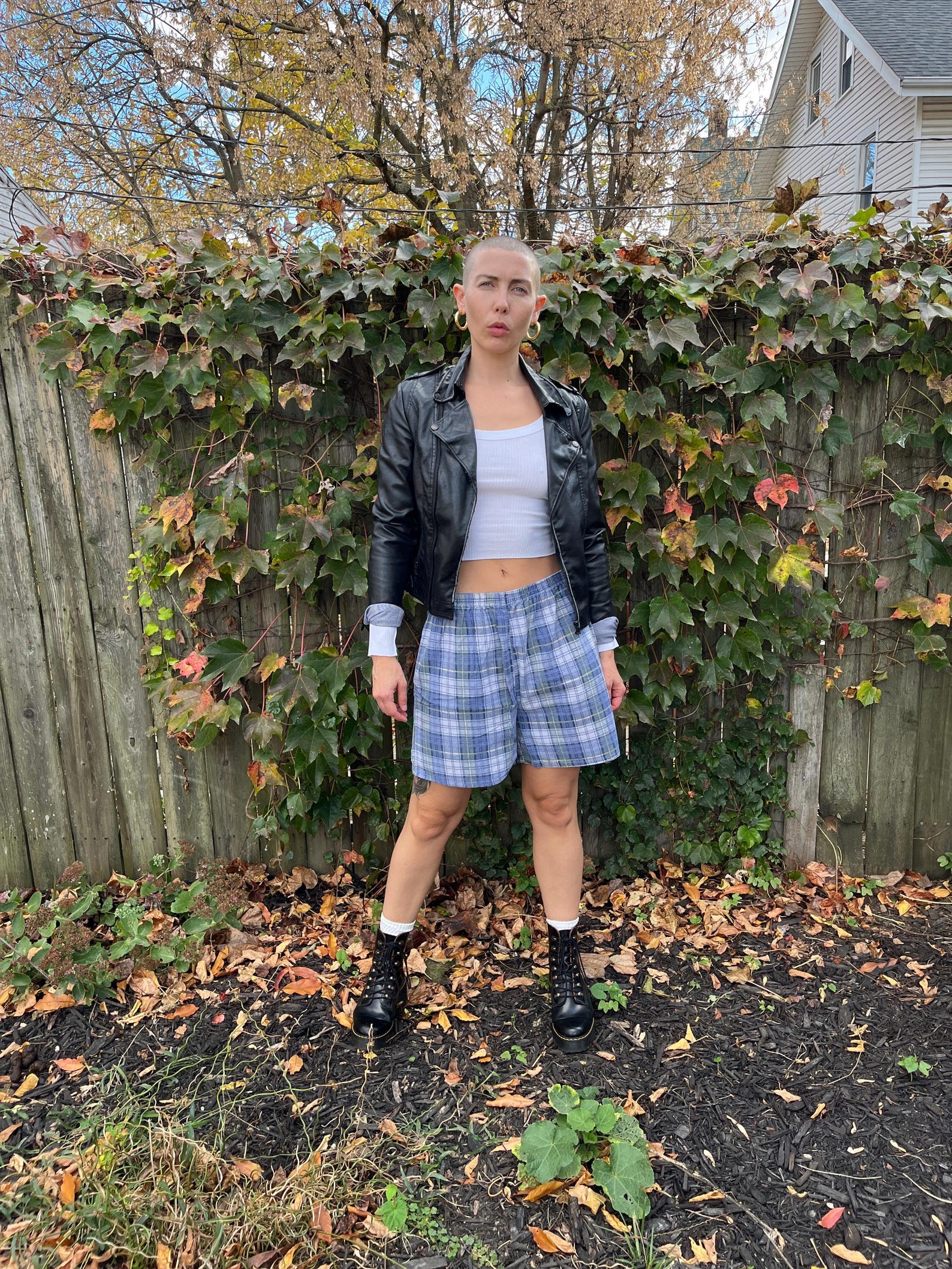 Vintage 1993 Richard Leeds International Blue Plaid 100% Cotton Shorts ...