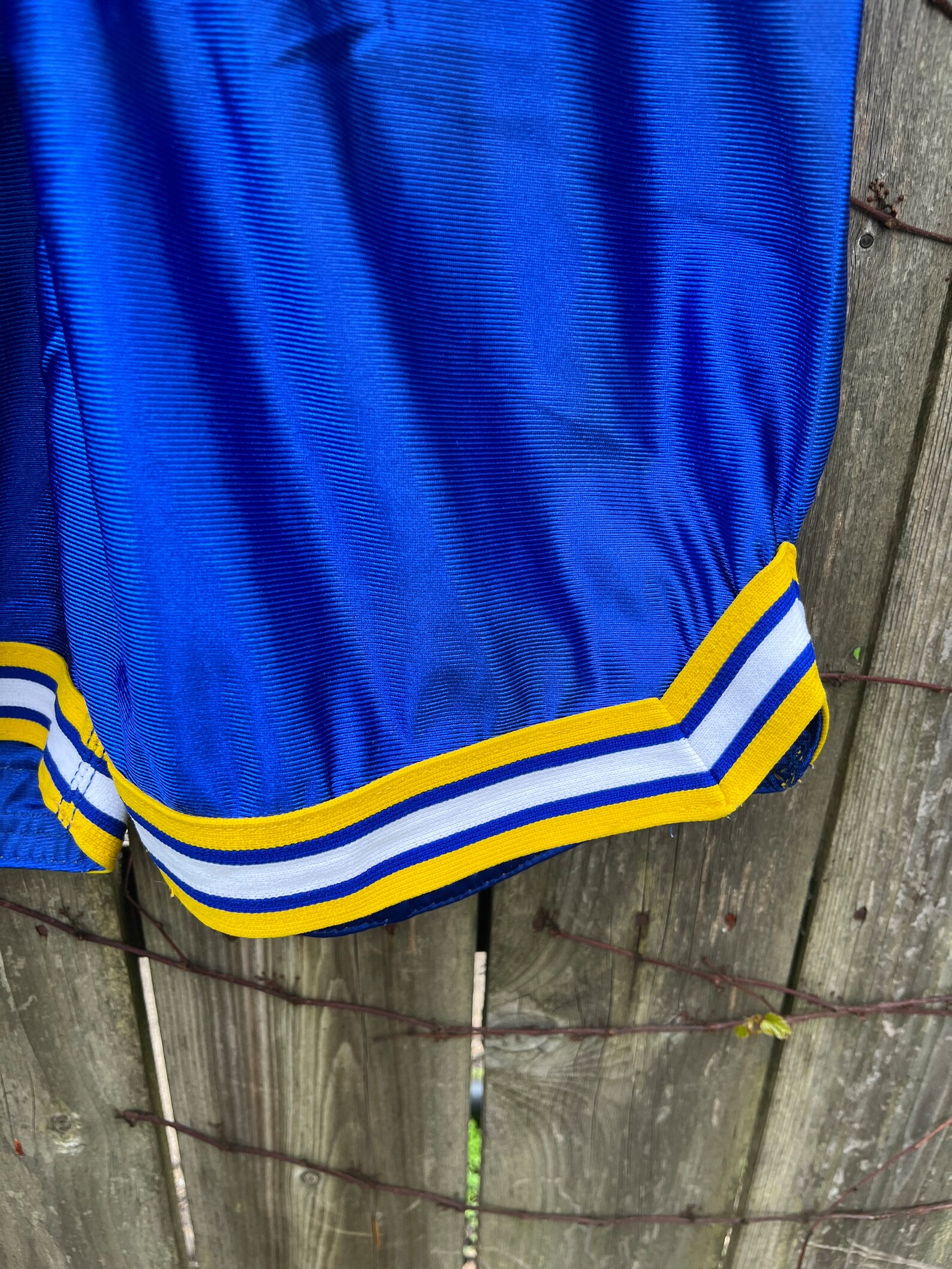 Vintage 80's Sports Belle Blue and Yellow 100% Nylon Made in USA ...