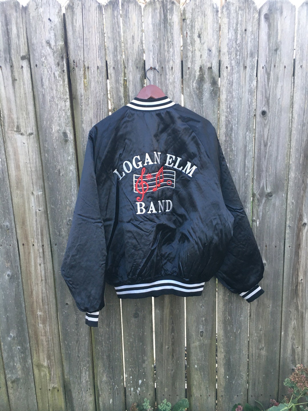 Vintage 80's/90's Logan Elm Band Jason Parker Black and White Button up ...