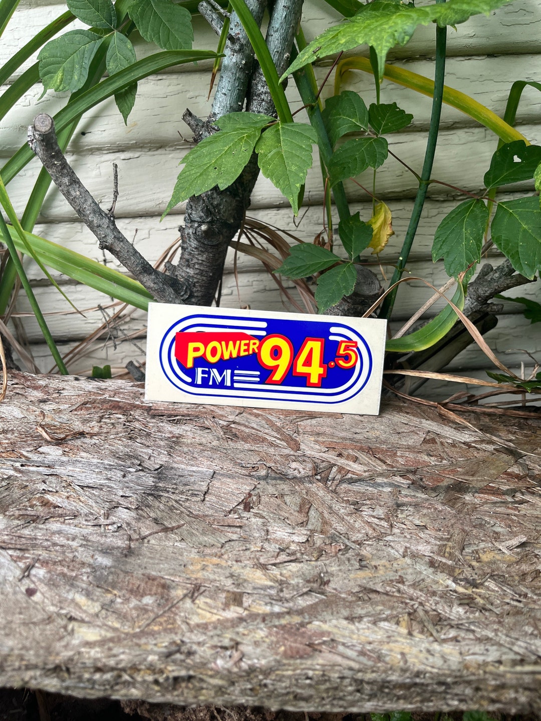 Vintage Power 94.5 FM Radio Station Bumper Sticker - Etsy