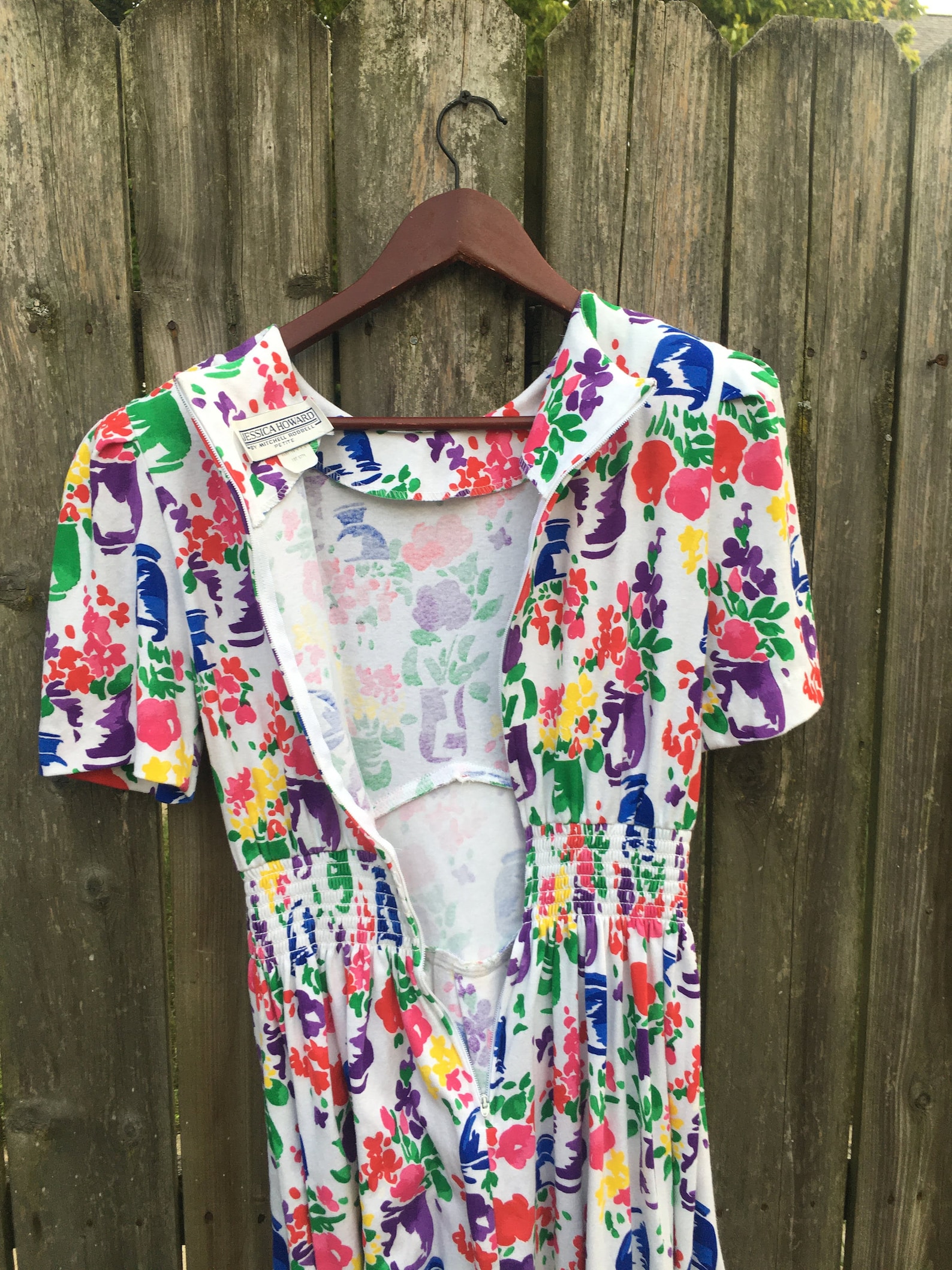 Vintage 80's Jessica Howard by Mitchell Rodbell Flower and | Etsy