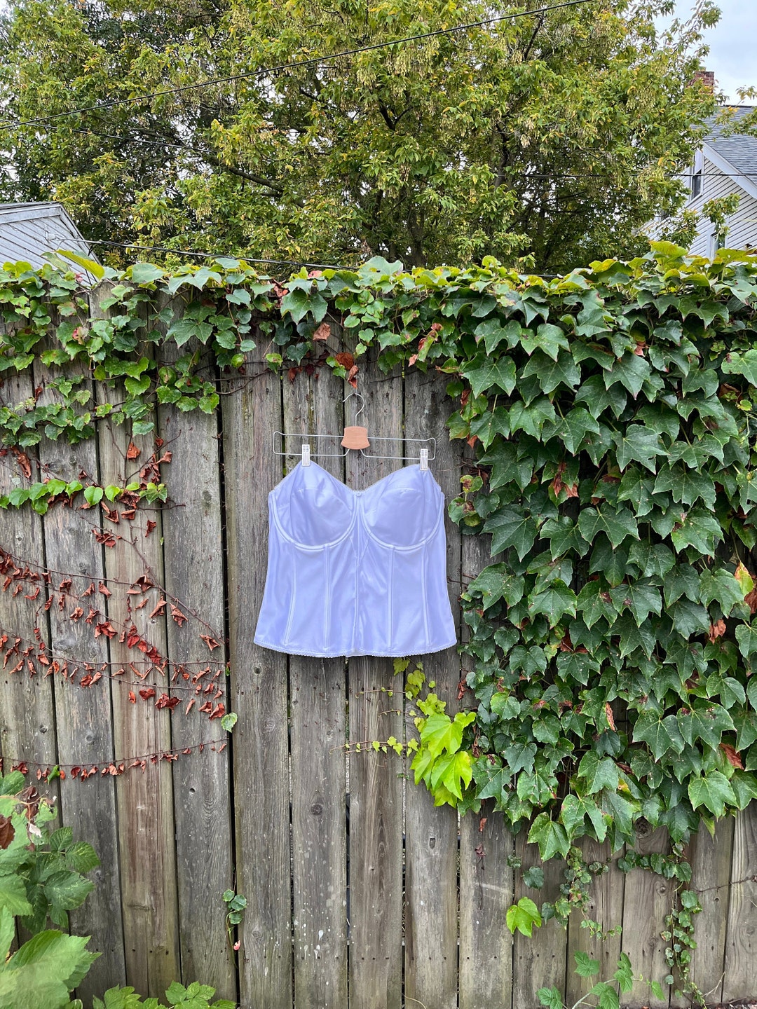 Vintage 90's/00's Dominique White Strapless Bustier Top Size 42 DD - Etsy