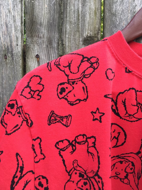 Vintage 80's The Zoo Crew Sleepy Napping Dog All Over… - Gem