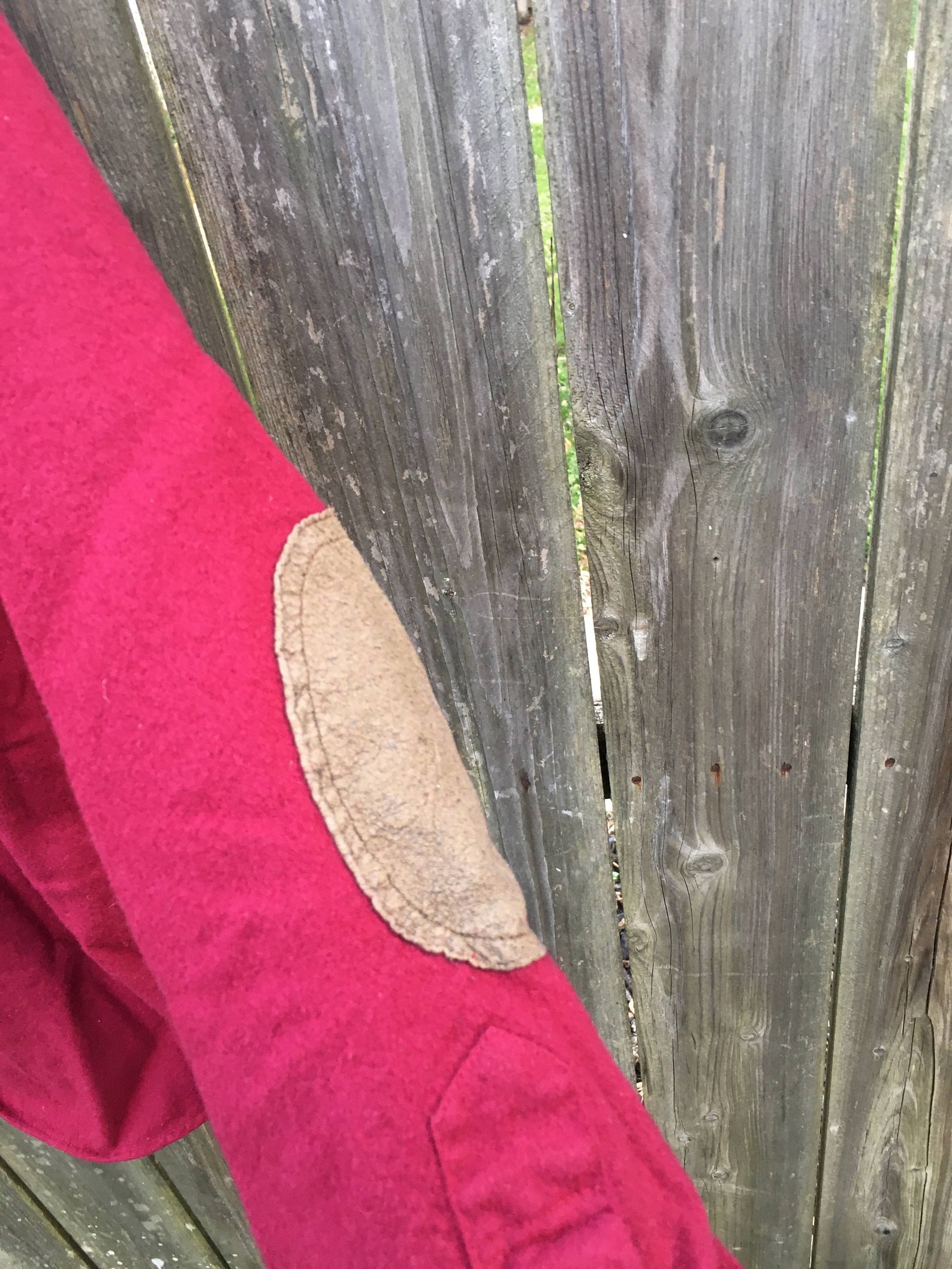 Vintage 1960's Pendleton Maroon One Pocket 100% Wool Long Sleeve Button ...