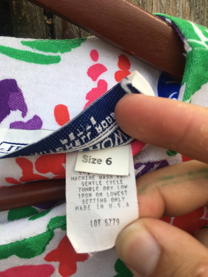 Vintage 80's Jessica Howard by Mitchell Rodbell Flower and - Etsy