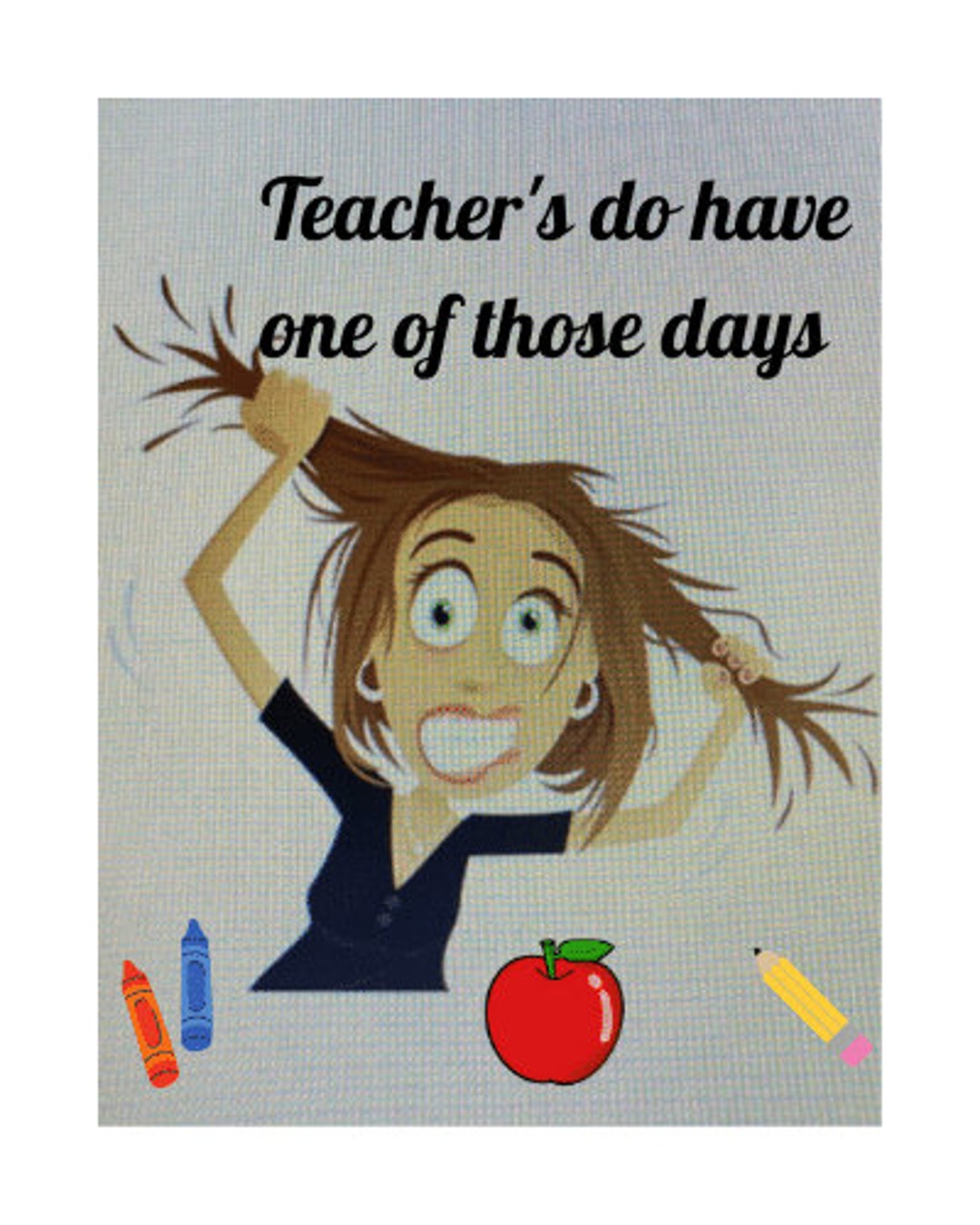 Funny Teacher's Wall Art Download Teacher's Art Download Instant ...