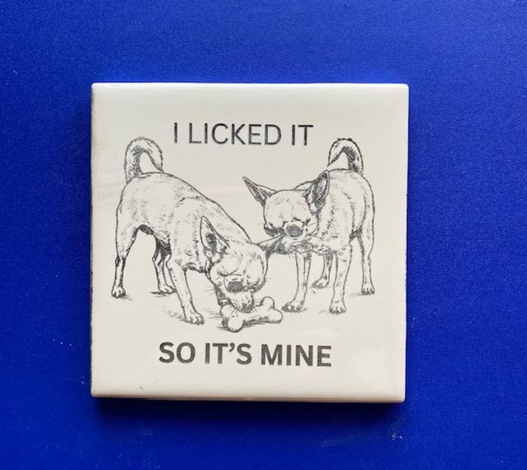 Engraved Tile With Dogs Funny Tile Dog Lover Pet Lover Mom, Birthday ...