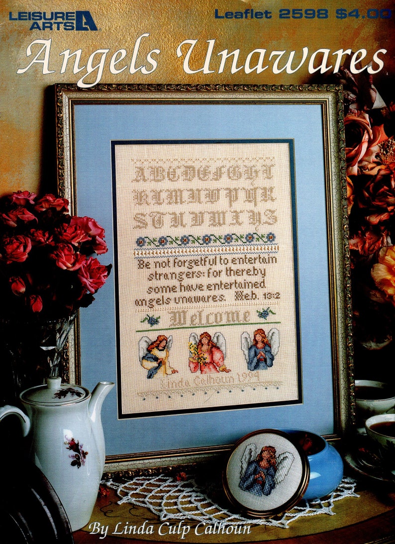 Angels Unawares Samplers Cross Stitch Pattern Book by Linda Culp ...