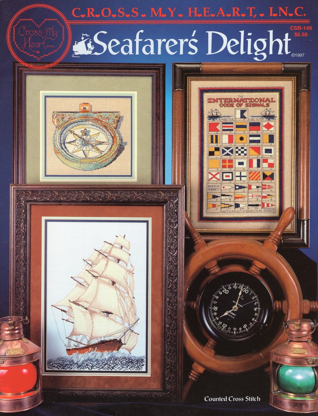 Seafarer's Delight Cross Stitch Pattern Book by Cross My Heart Designs ...