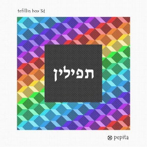Needlepoint Kit or Canvas: Tefillin Box 3D - Etsy