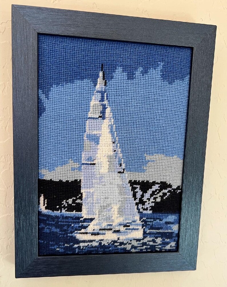 Needlepoint Kit or Canvas: Sails - Etsy