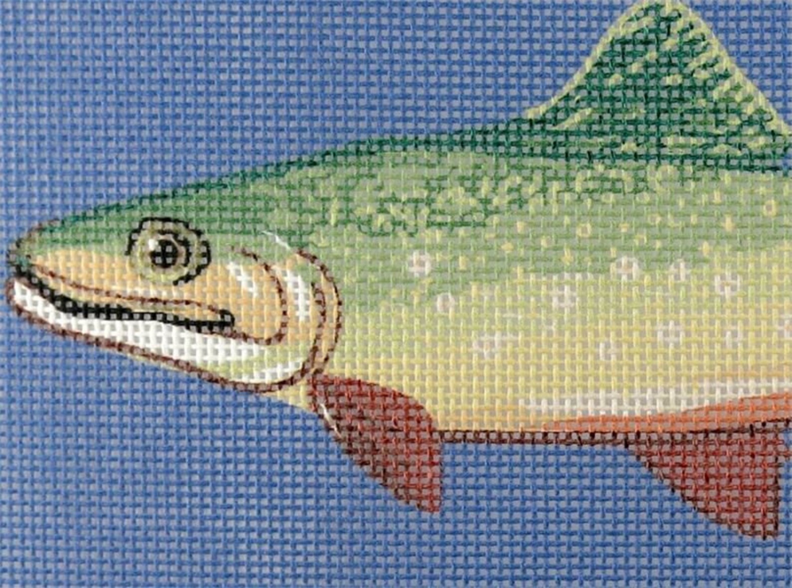Needlepoint Kit or Canvas: Rainbow Trout - Etsy