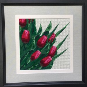 Needlepoint Kit or Canvas: Tulip Splash - Etsy