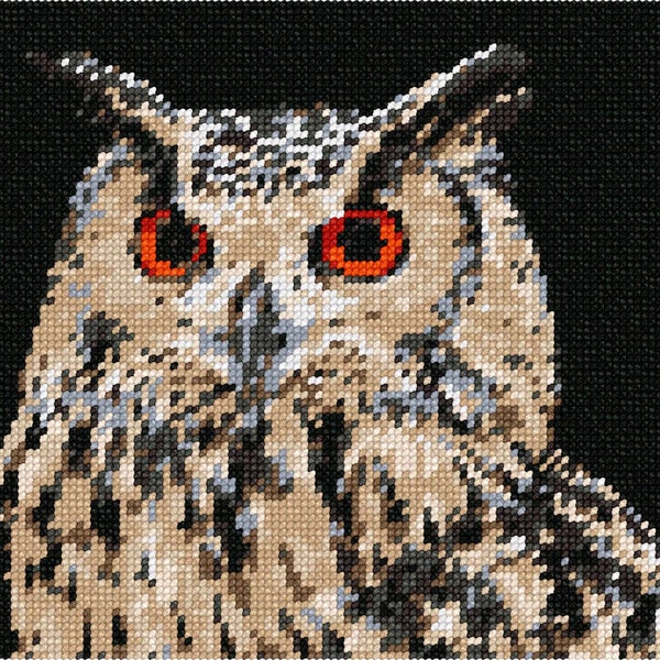 Owl Needlepoint - Etsy