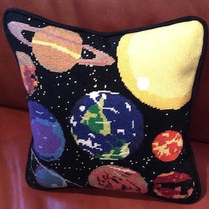 Needlepoint Kit or Canvas: Solar System | Etsy